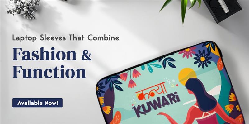 Buy Trendy Laptop Sleeves – Fashion Meets Durability – Creative Dukaan