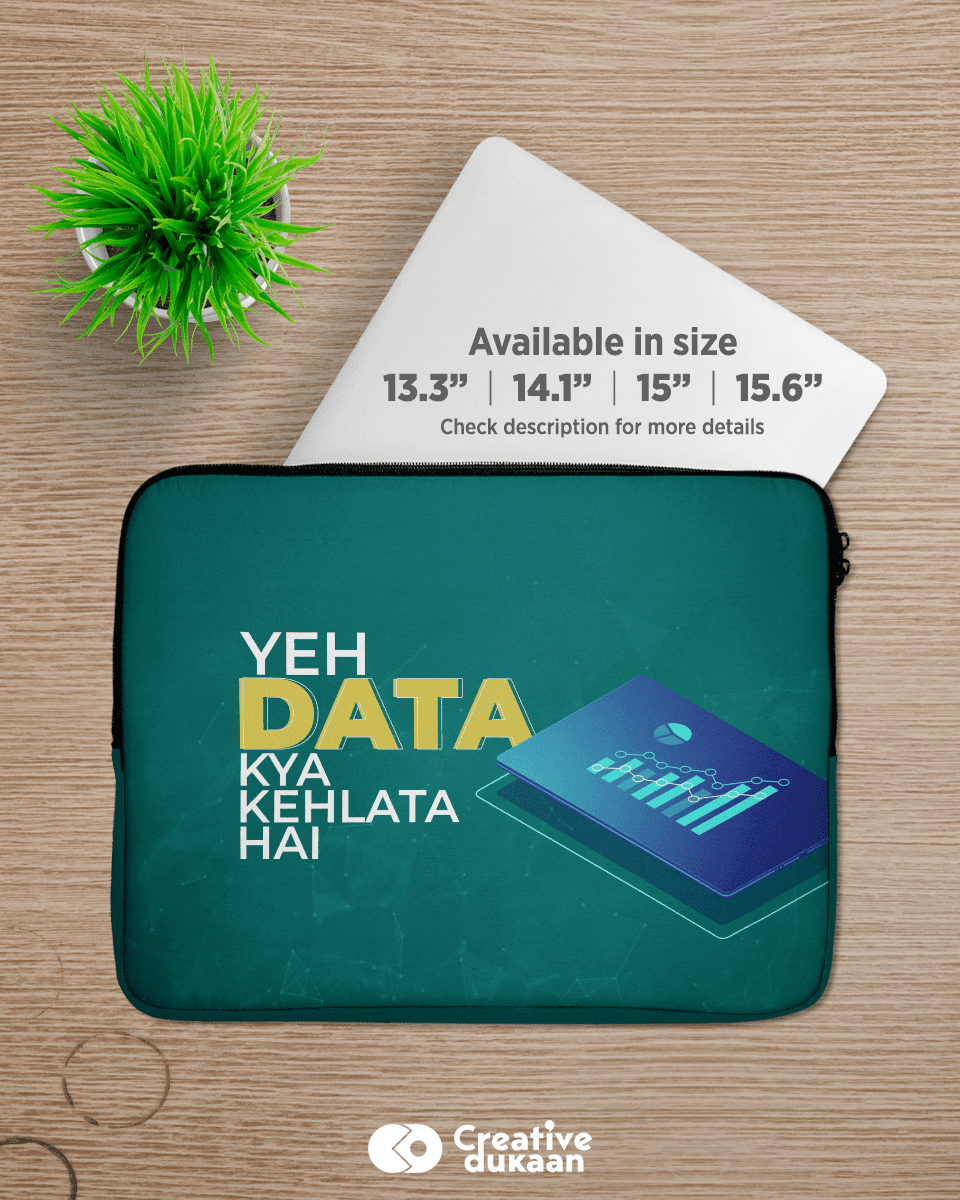 Cool Laptop Sleeves | Yeh Data Kya Kehlata Hai – Creative Dukaan