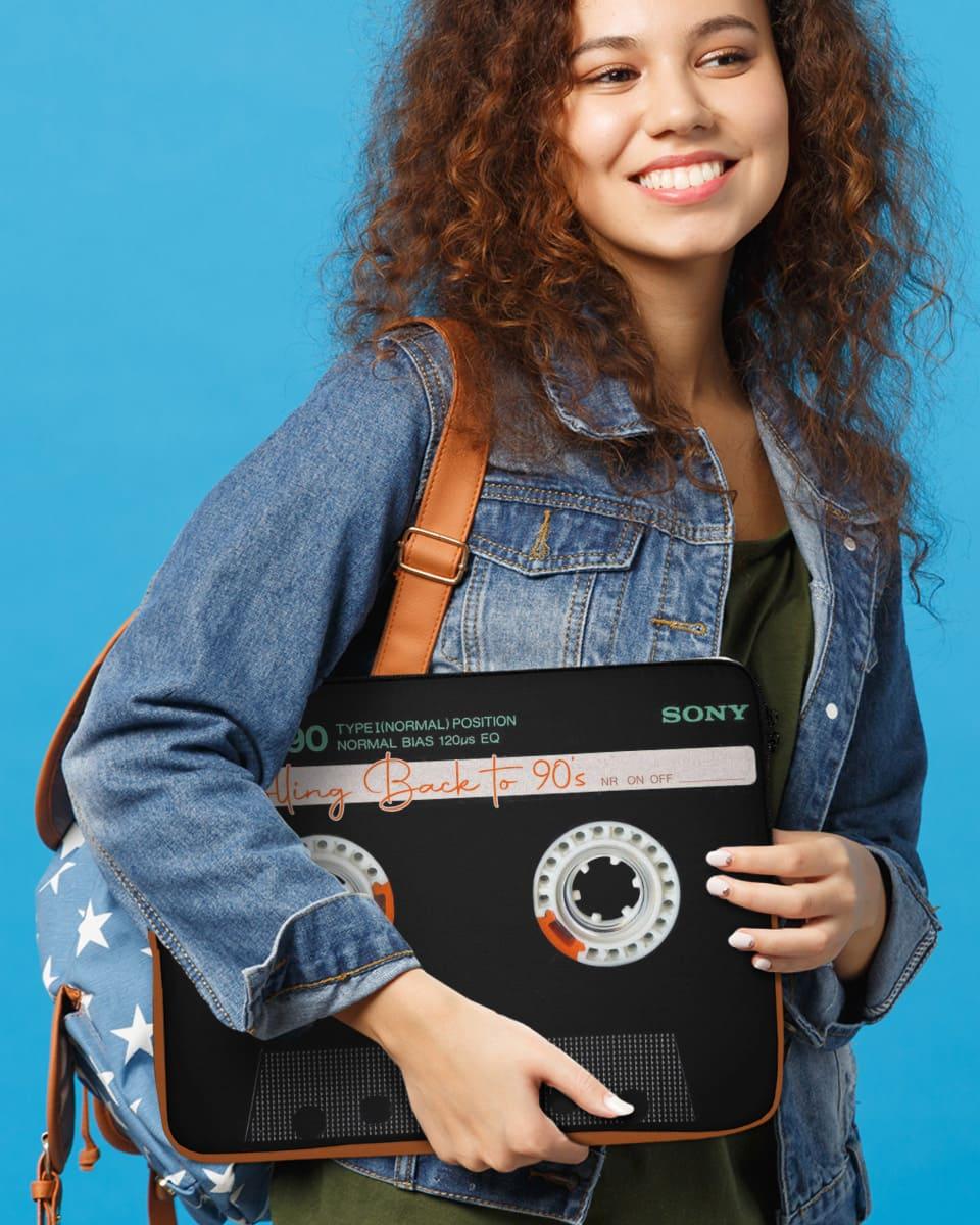 Rolling Back to 90's - Cool and Stylish Laptop Sleeves – Creative Dukaan