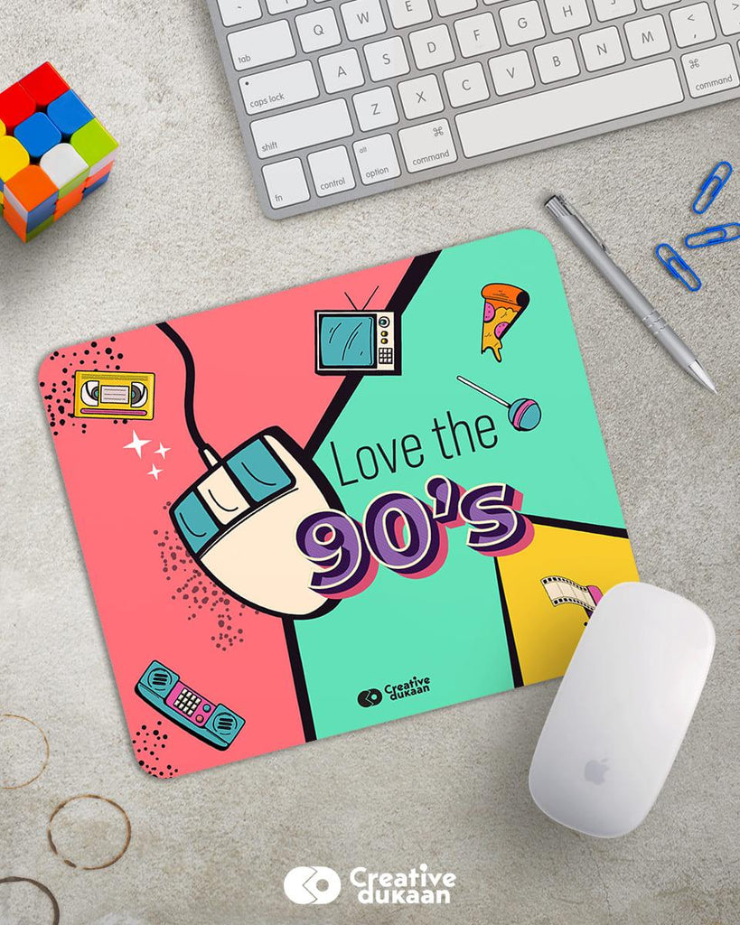 Revive Nostalgia with our '90s Love Cool Mousepad | Free Shipping ...