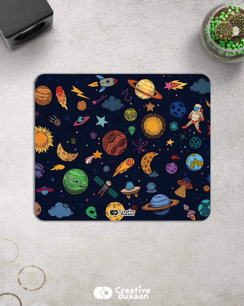 Cool Universe Theme Mousepad for Art Lover - Creative Dukaan