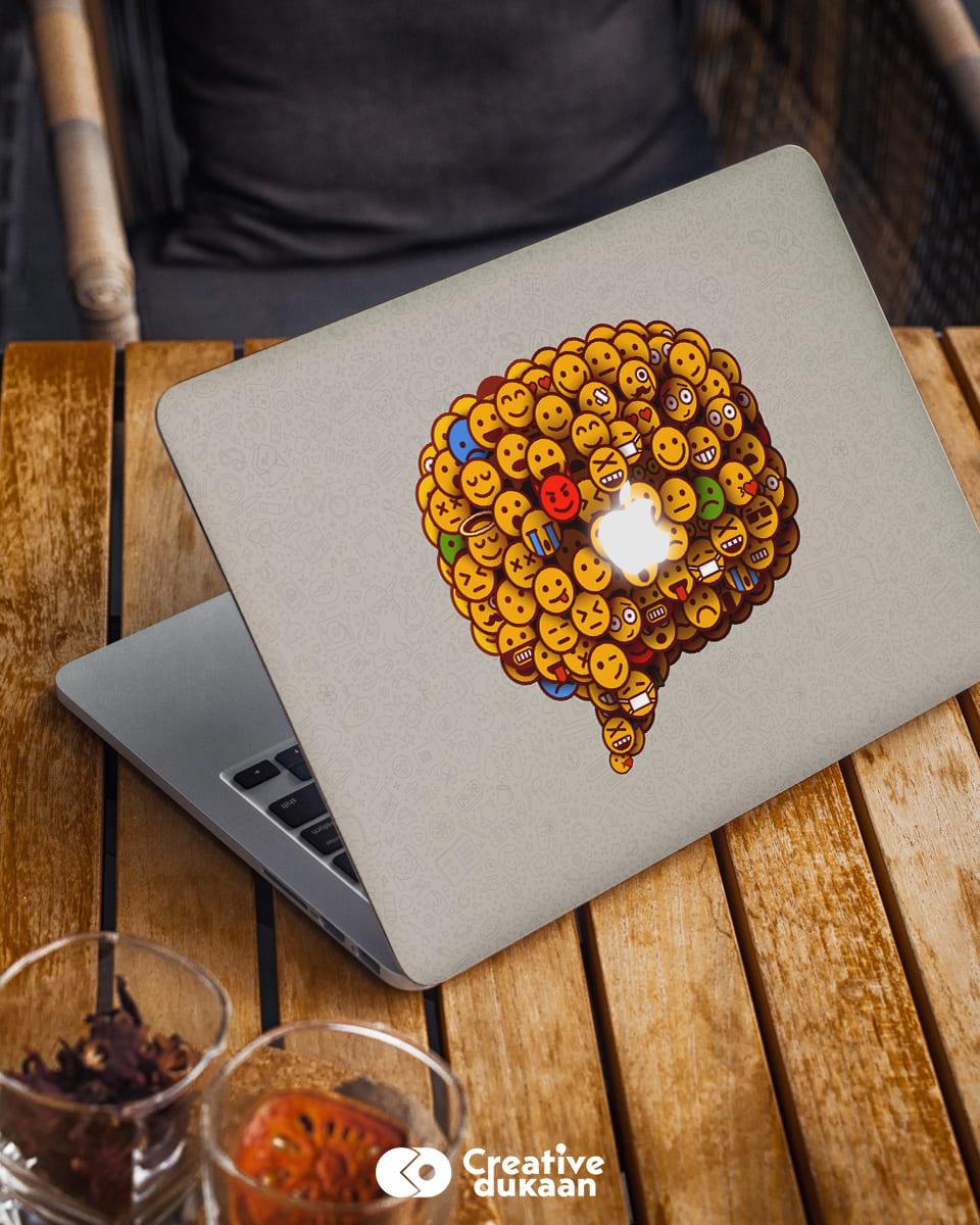 MacBook Air & MacBook Pro Skin With Funny Emoji for Apple Device ...