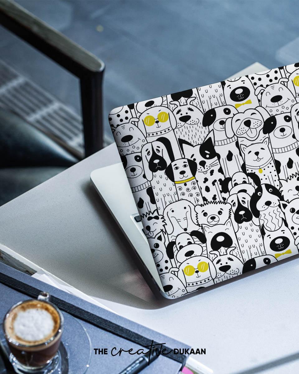 Cute Laptop Skin With Puppy Pattern For Pet Lover | Shop Online ...