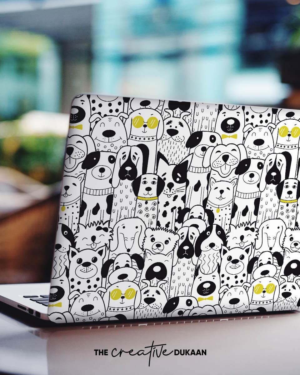Cute Laptop Skin With Puppy Pattern For Pet Lover | Shop Online ...