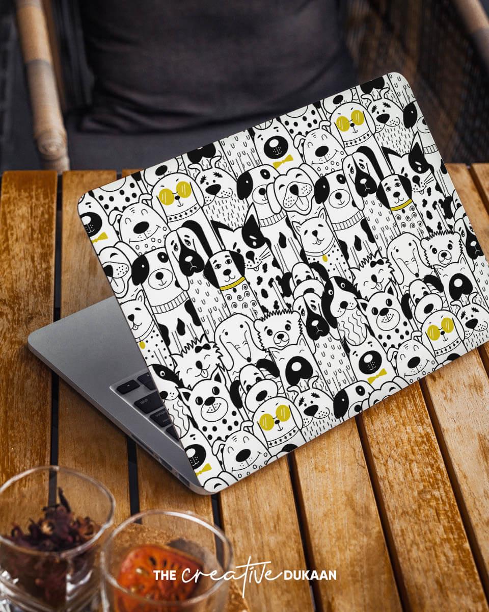Cute Laptop Skin With Puppy Pattern For Pet Lover | Shop Online ...