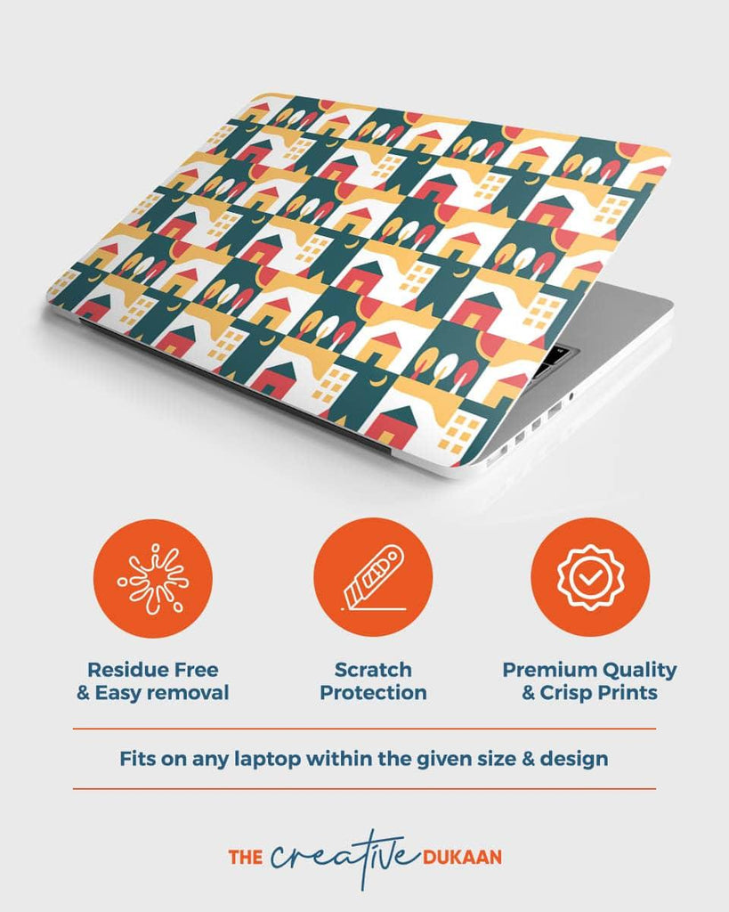 Cool Laptop Skin With Home Printed Design | Creative Dukaan