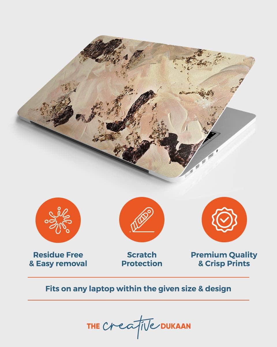 Cool Laptop Skin With Grunge Color & Premium Quality Print – Creative ...