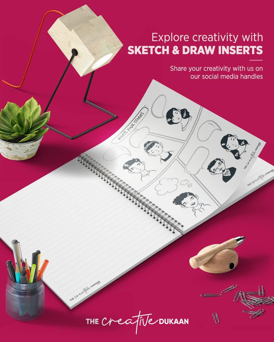 Follow Karo Funky Notebooks - A5 Unique Notebook – Creative Dukaan