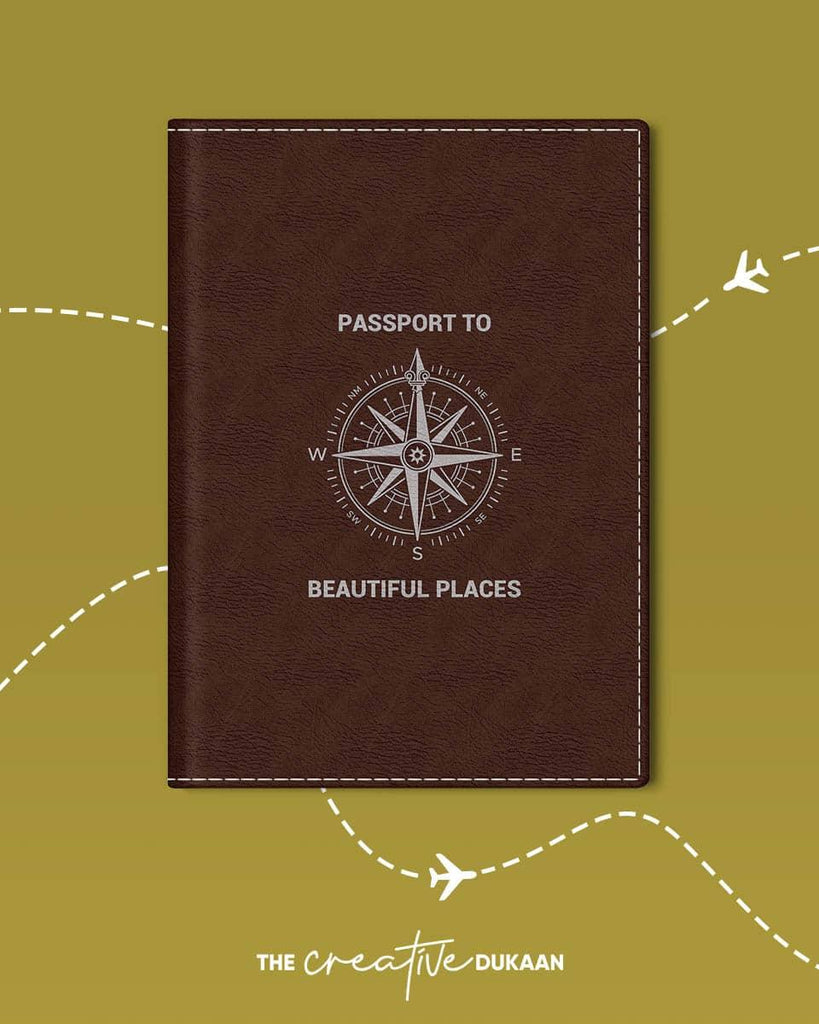 Passport to beautiful places cool passport cover – Creative Dukaan