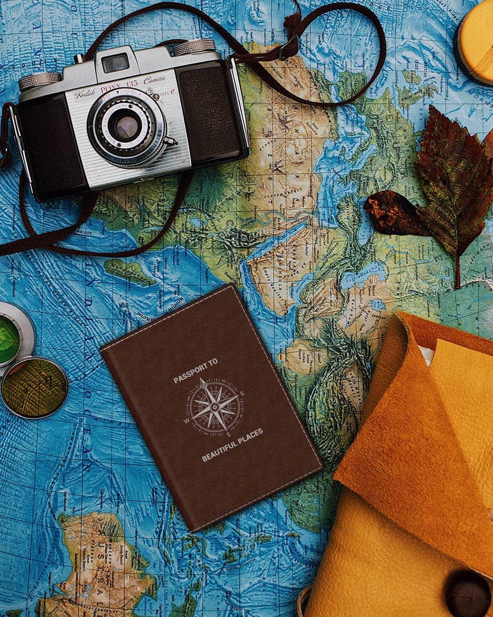 Passport to beautiful places cool passport cover – Creative Dukaan