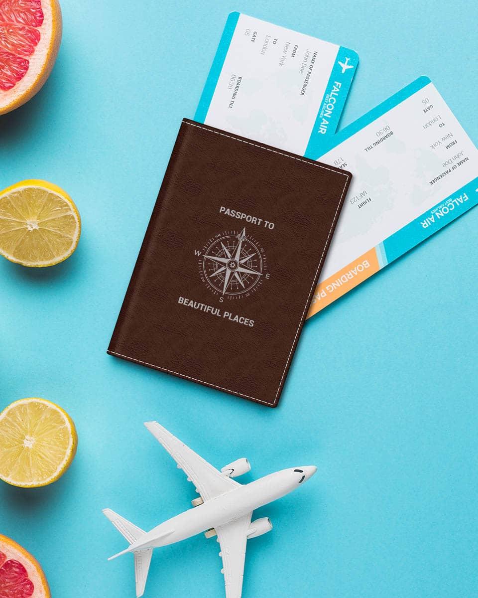 Passport to beautiful places cool passport cover – Creative Dukaan
