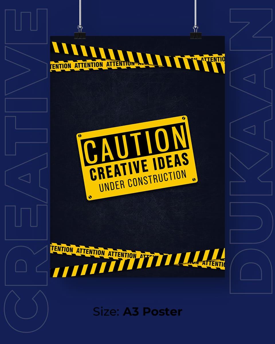 Creative Art Poster With Motivational & Inspiration Text On It ...