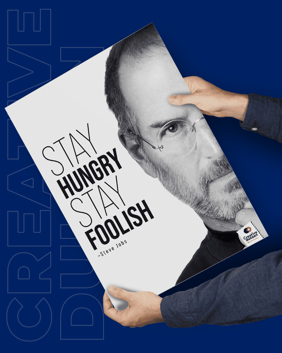 Inspire Every Day with a Steve Jobs Quote: Motivational Wall Poster ...